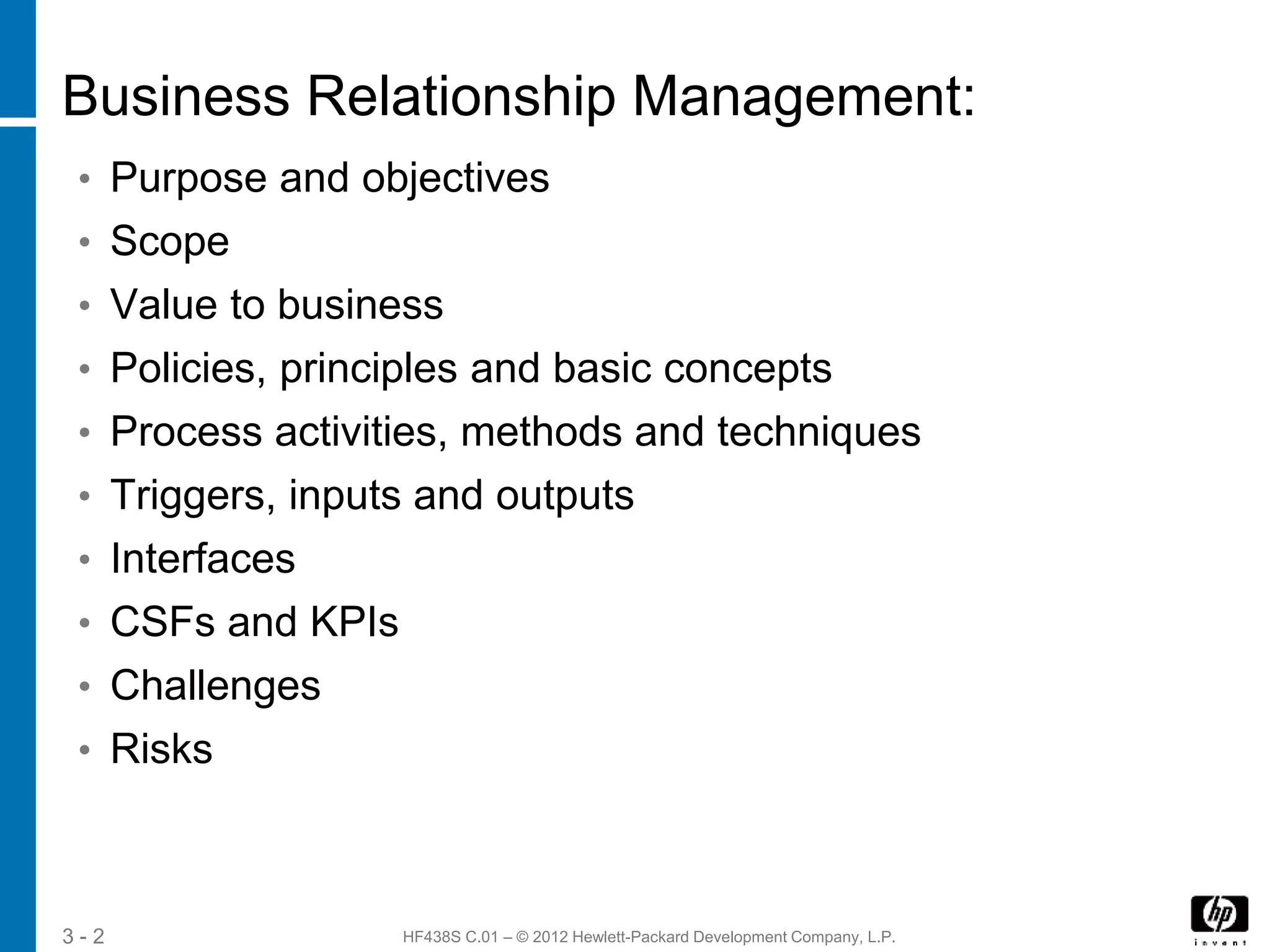 Business relationship management | PPTX