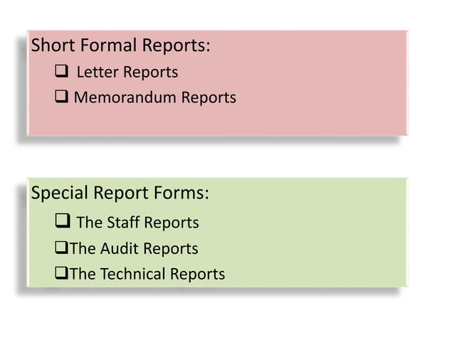 Business reports (comm.) | PPT