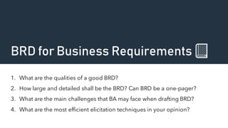 Business Requirements development | PDF
