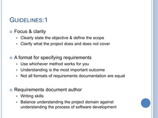 Business requirements gathering and analysis | PPT