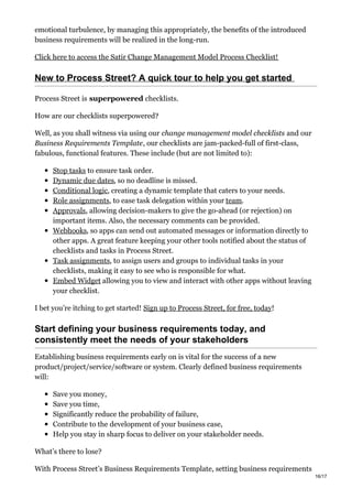 Business Requirements: How to Create a Business Requirements Document ...