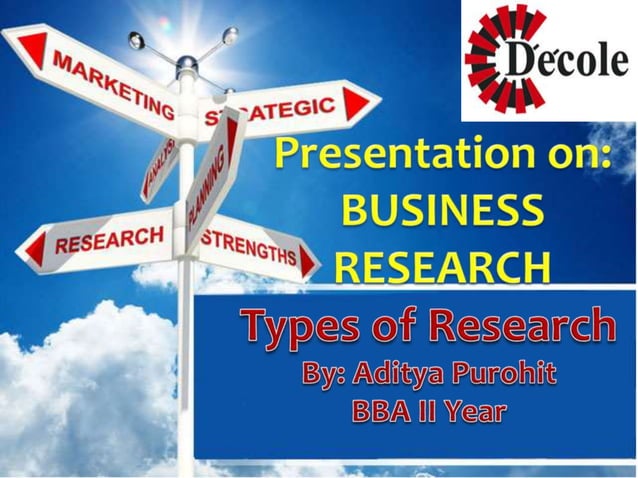 Business research Presentation | PPTX
