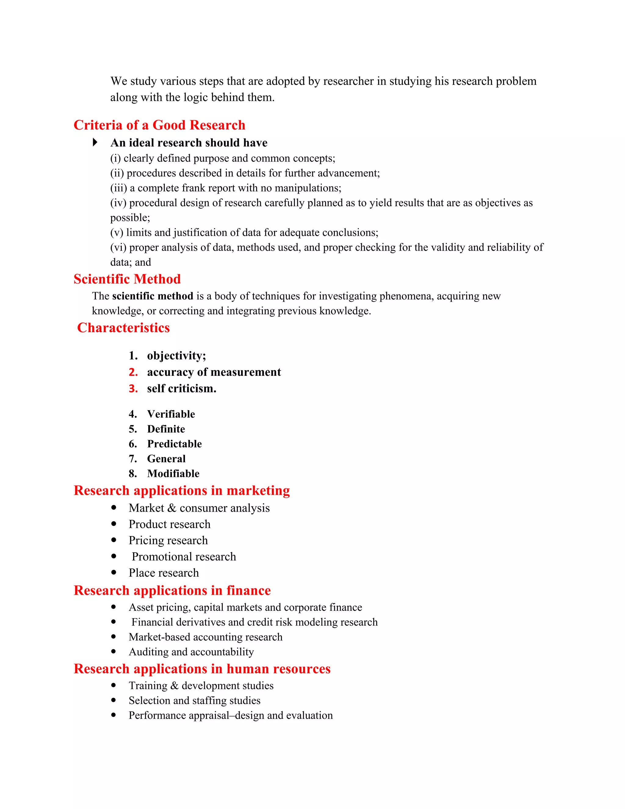 Business research methods | PDF