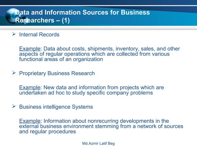 Business research methods | PPT