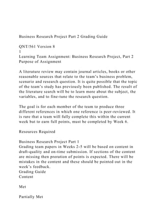 Business Research Project Part 2 Grading GuideQNT561 Versio.docx