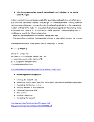 Business research report proposal customer delight in banking | DOCX