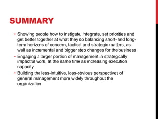 Business Review Meetings in Growth Stage Technology Companies - Dave ...