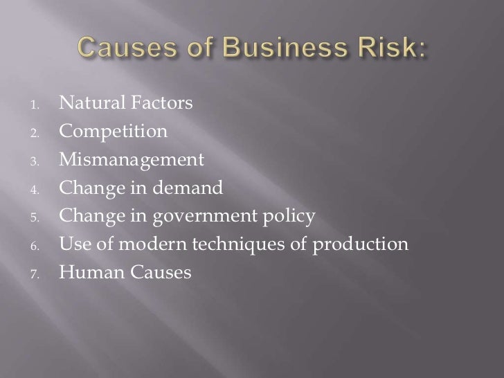 Business risk