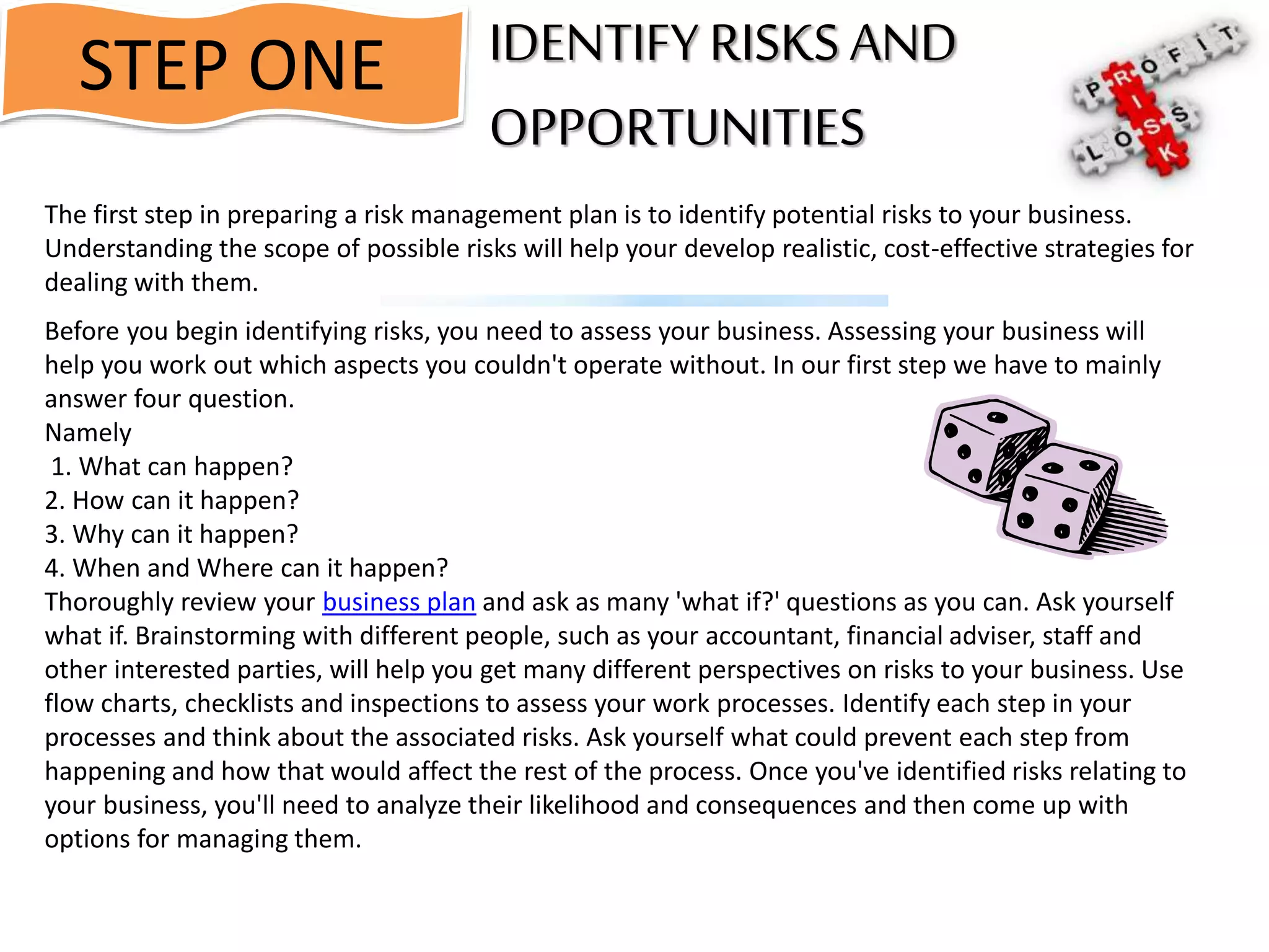 Business risk | PPTX