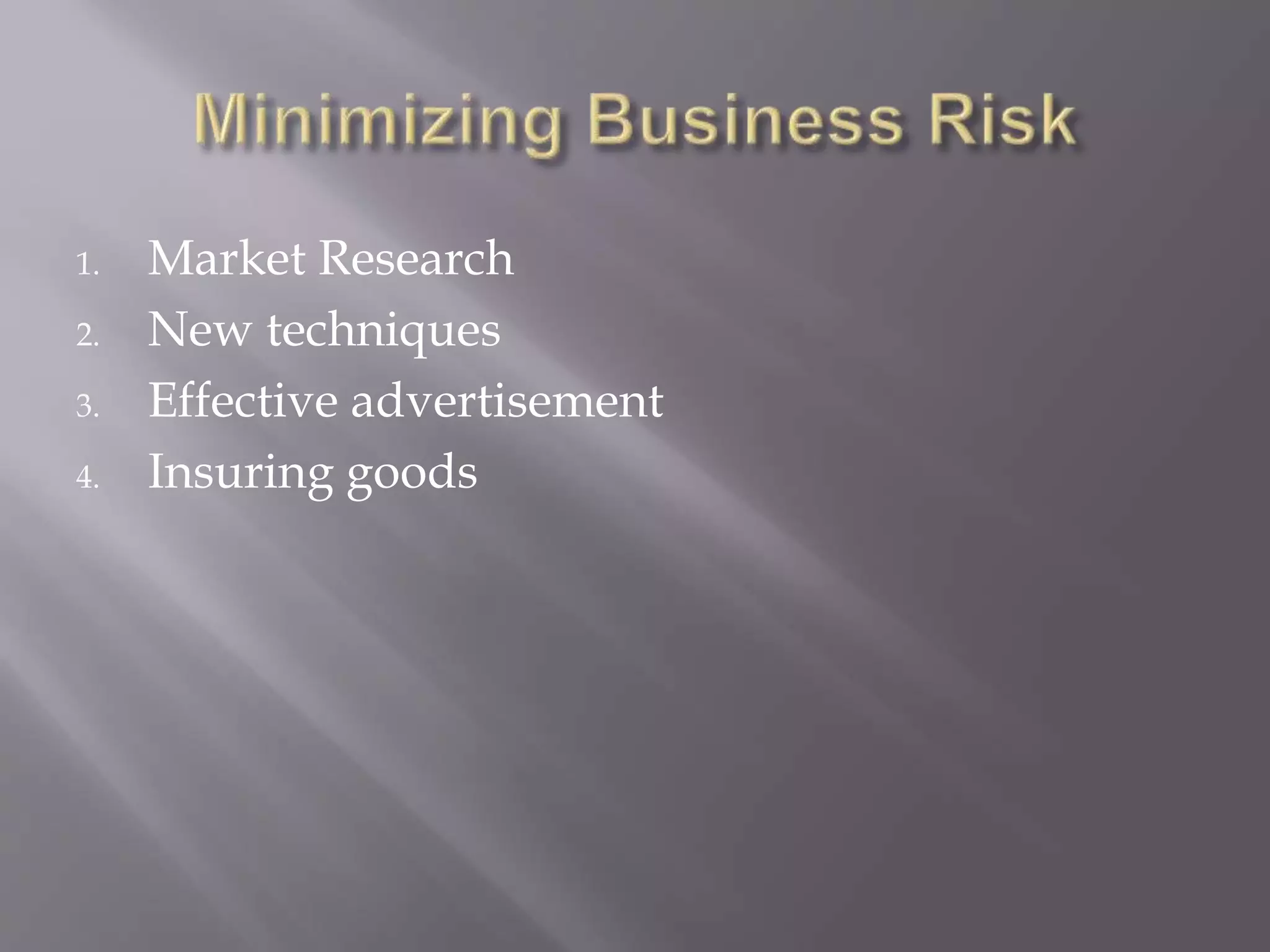 Business risk | PPT