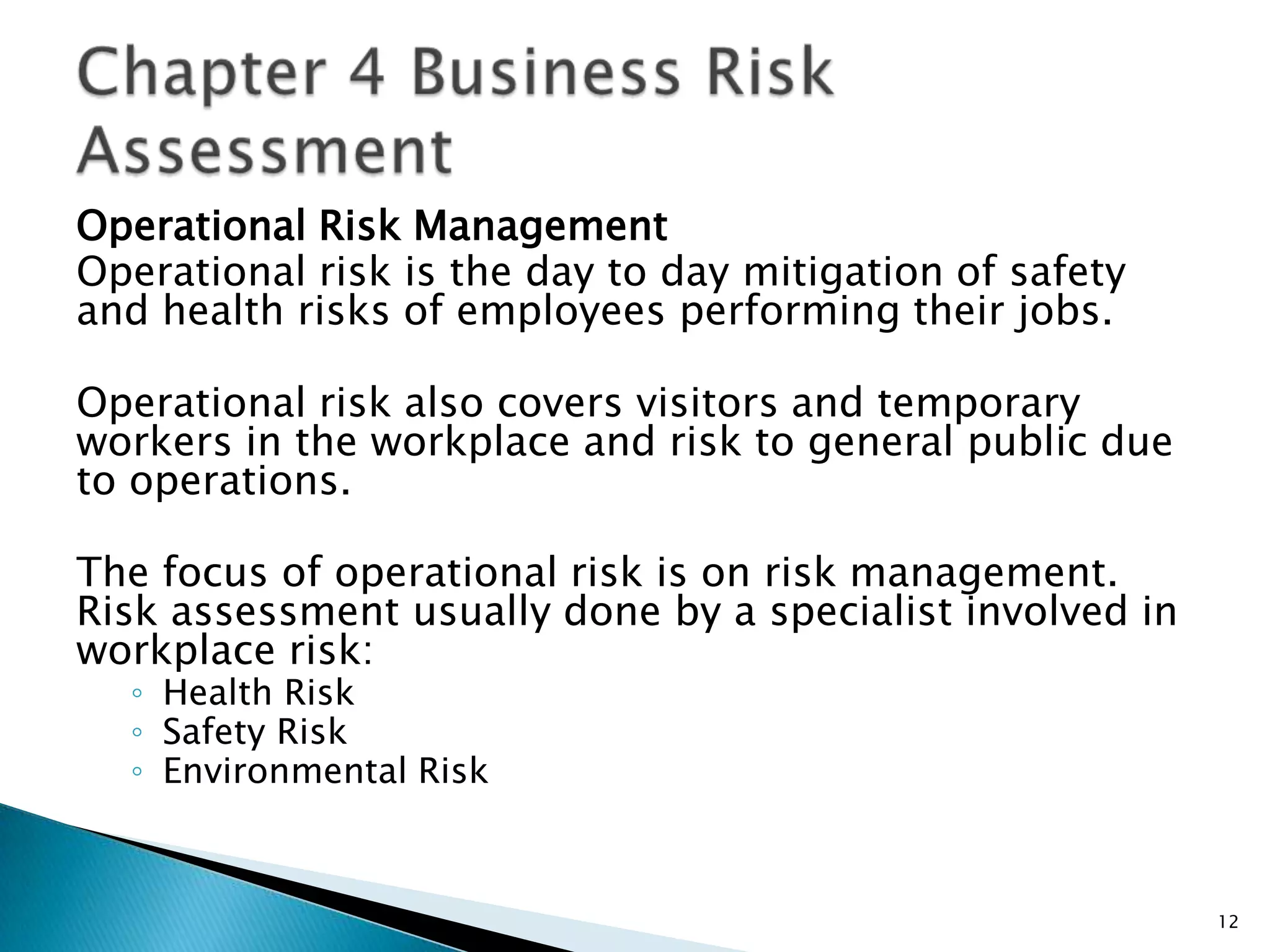 Business risk assessment | PPTX