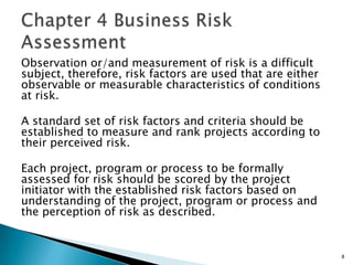 Business risk assessment | PPTX