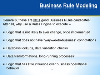Business Rules - Design and Modeling Guidelines | PPT