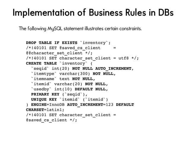 Business Rules in Databases | PDF | Databases | Computer Software and Applications