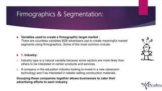 stock market & firmographics & Funding | PPT