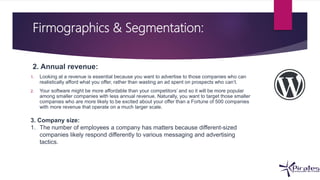 stock market & firmographics & Funding | PPT