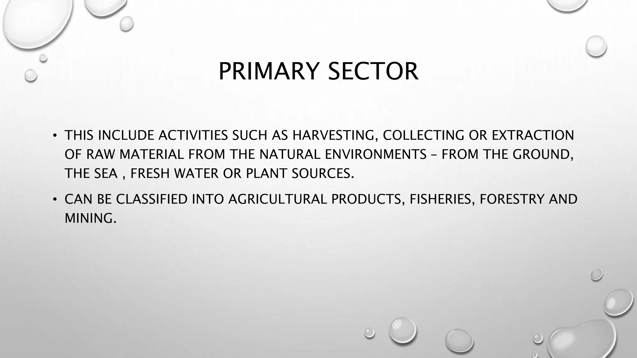 Business sectors slideshare | PPTX