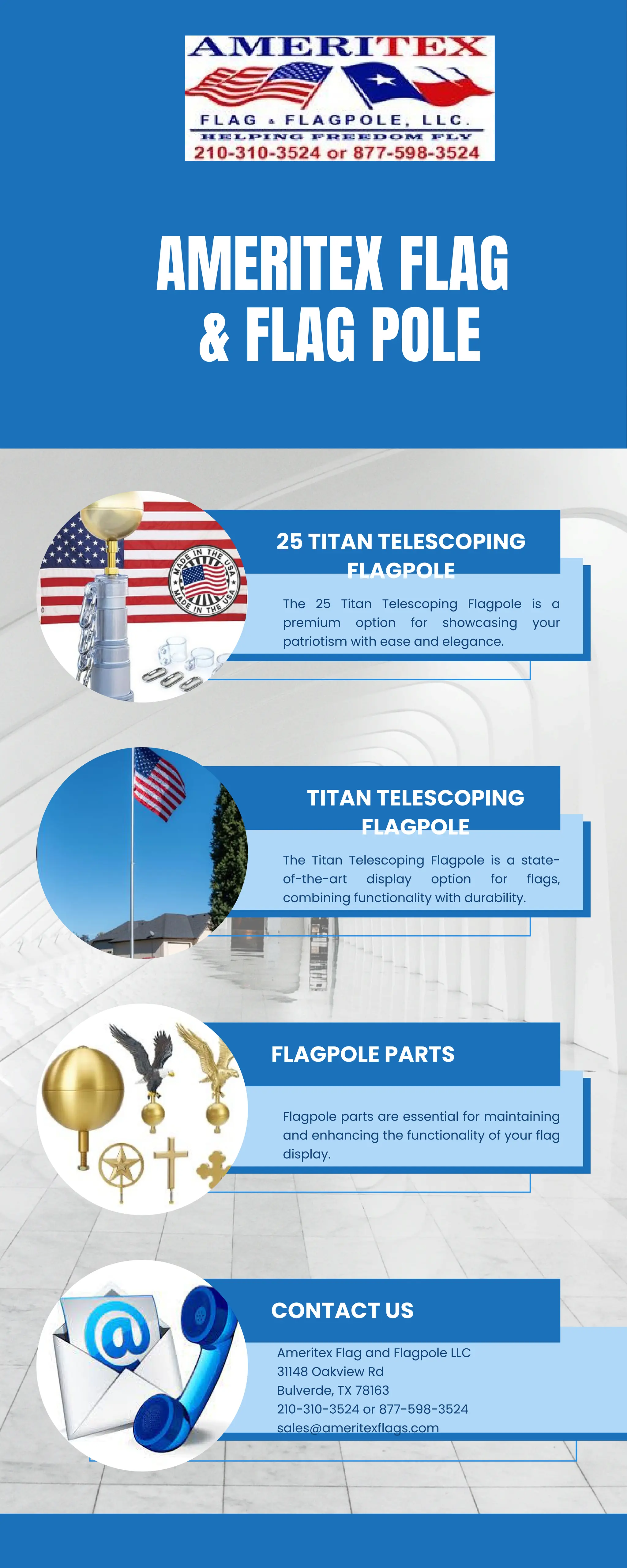 Enhance Your Flag Display with the 25 Titan Telescoping Flagpole and ...