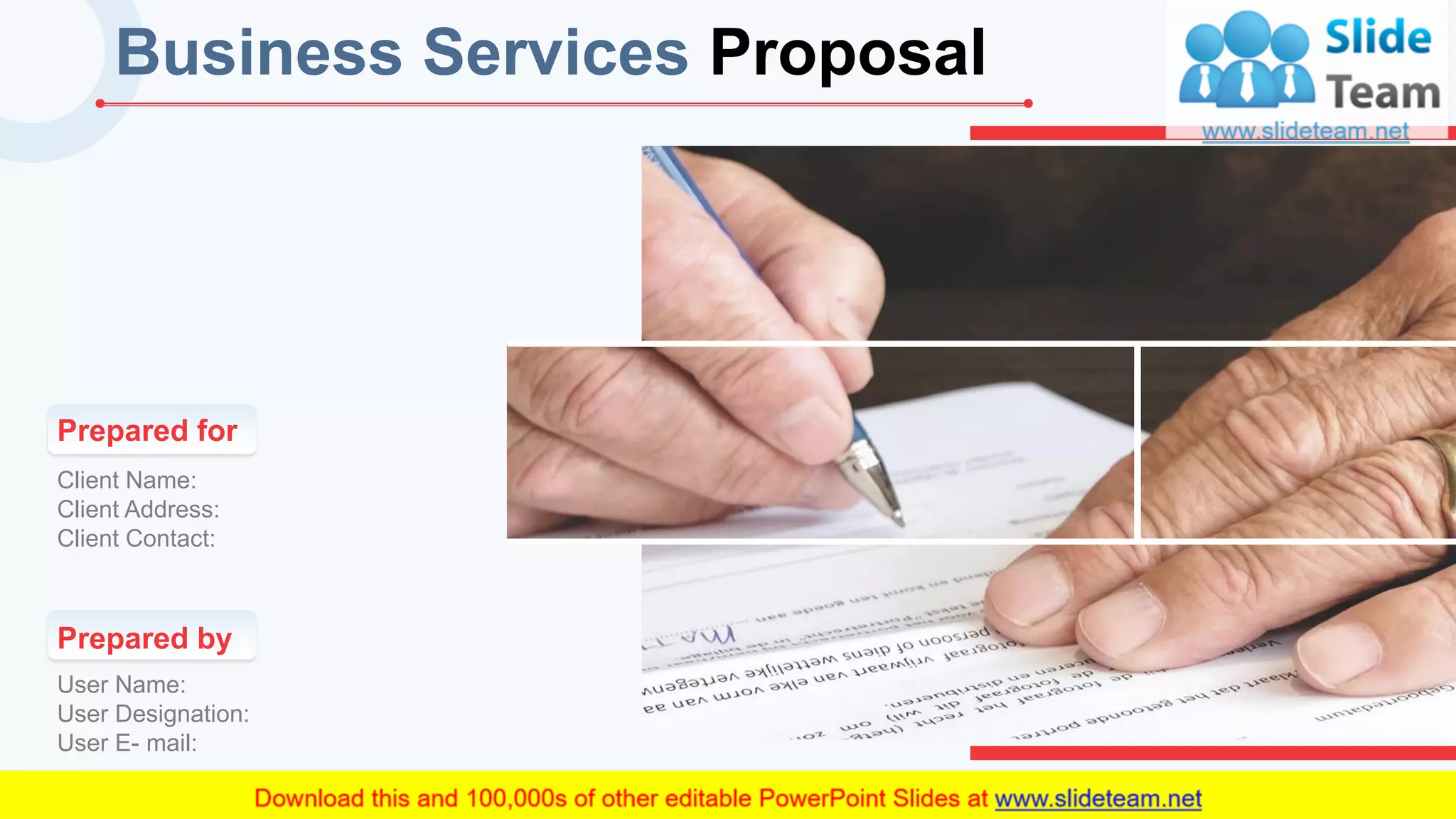Business Services Proposal PowerPoint Presentation Slides | PPT