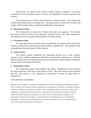 Introduction to Business Statistics | DOCX