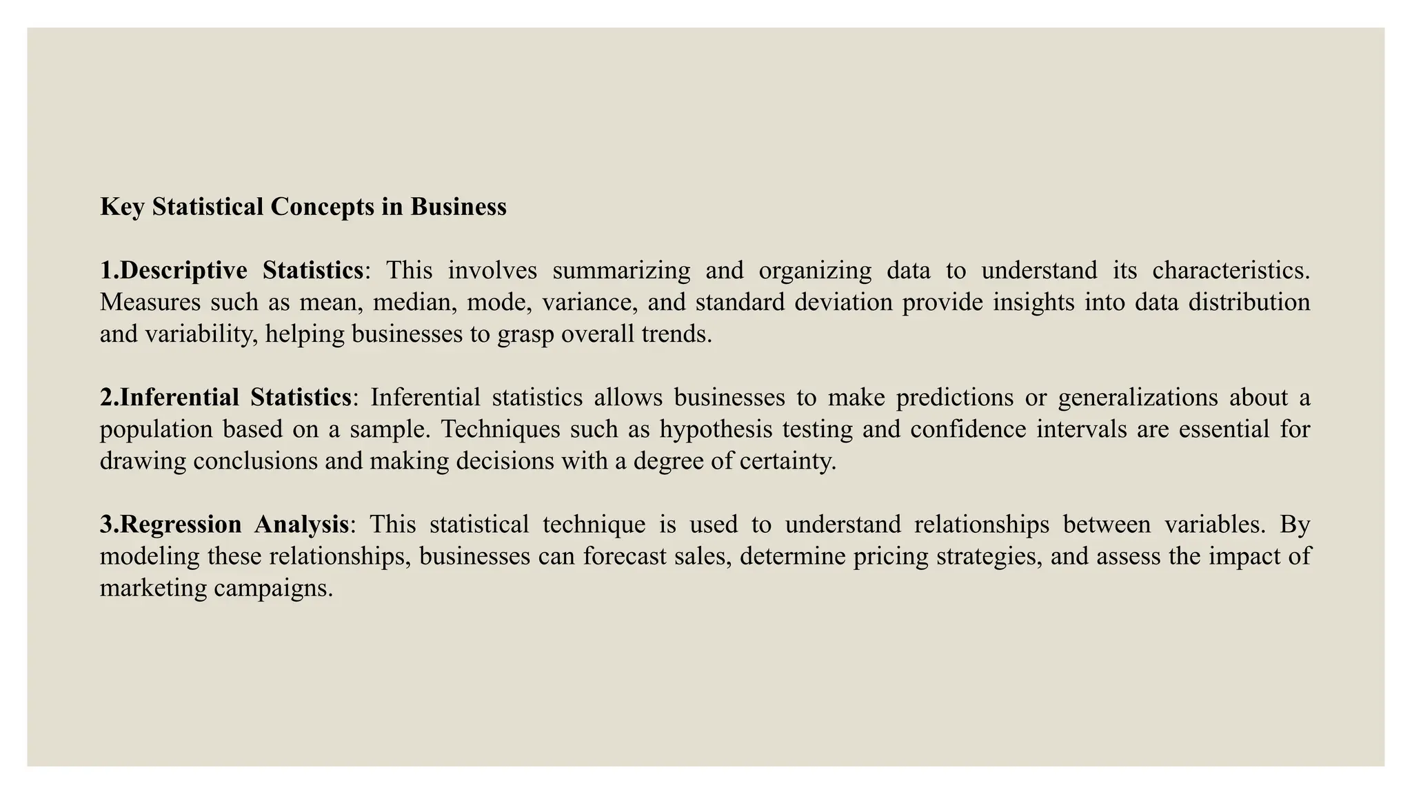Business Statistics for B.Com. Students. | PPTX