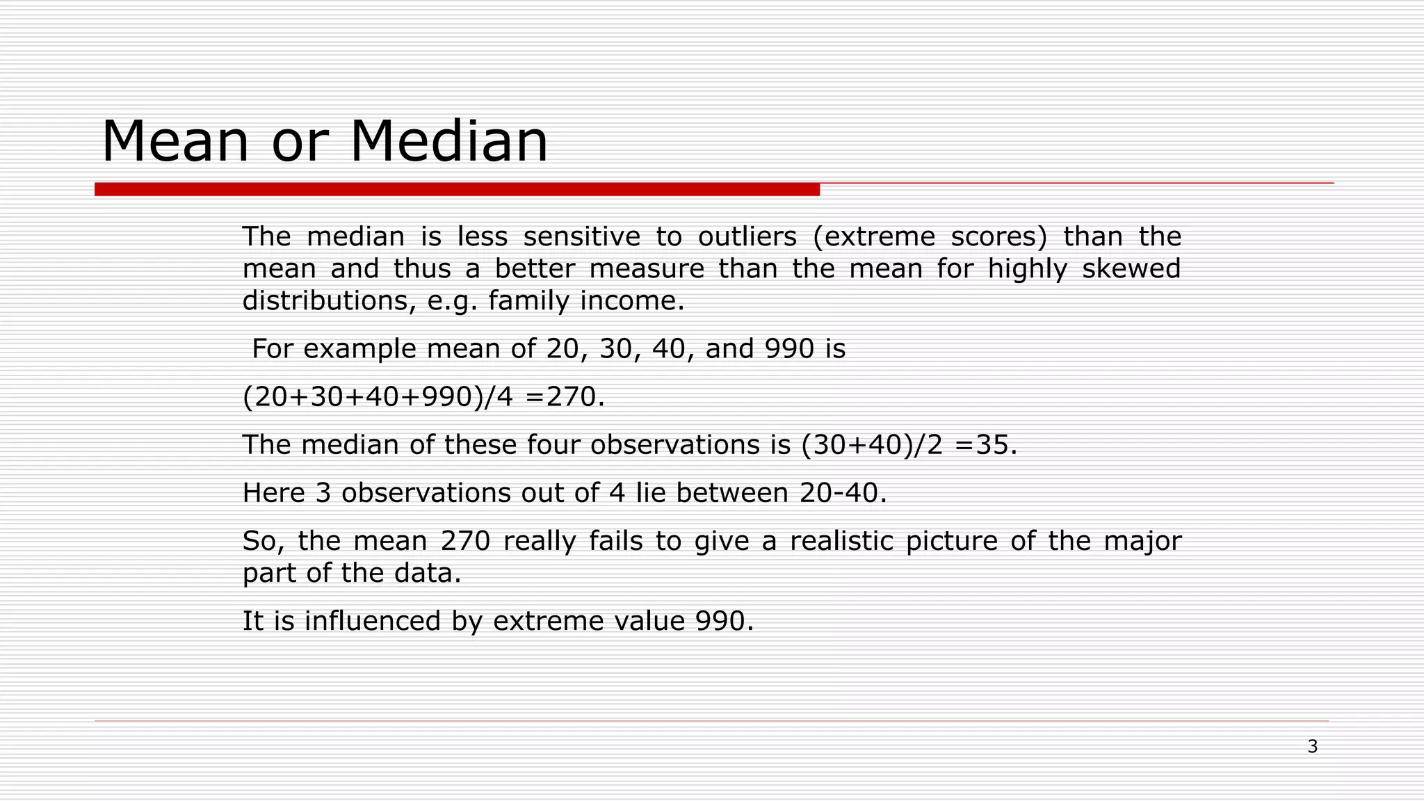 Business statistics (Methods of Centre Measurement) | PPT