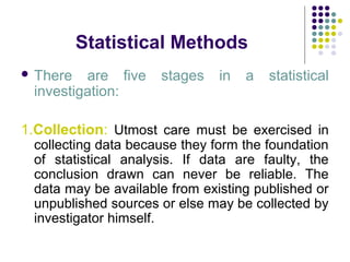 Business statistics what and why | PPT | Science