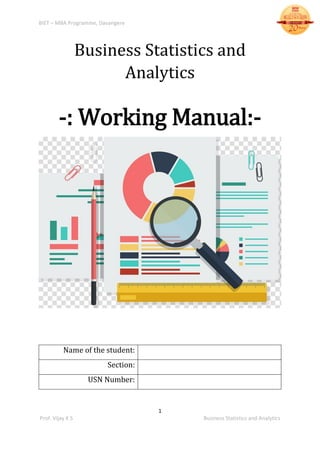 Business statistics and analytics | PDF
