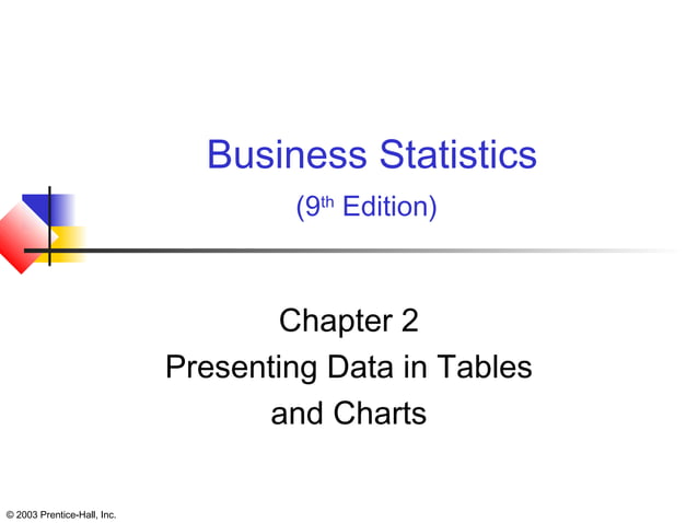 Business Statistics Chapter 2 | PPT