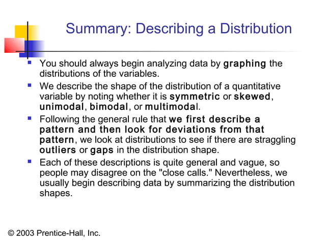 Business Statistics Chapter 3 | PPT