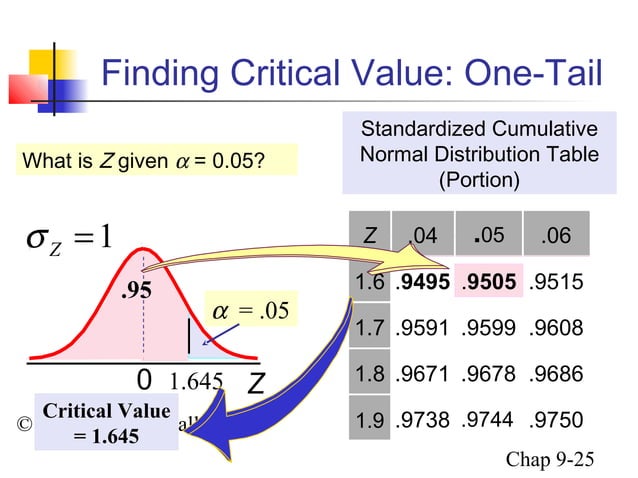 Business Statistics Chapter 9