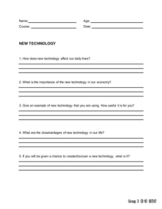 Business statistic survey sample | DOCX