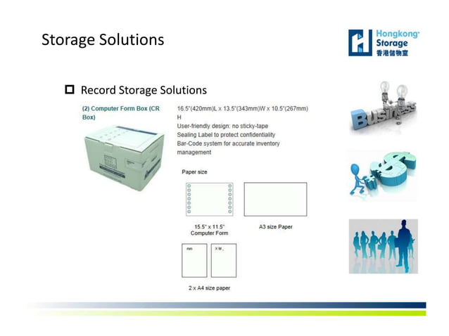 document storage solutions | PPTX | Logistics | Business