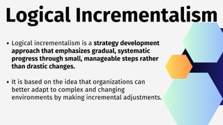 Business Strategy: Strategic Planning, Logical Incrementalism, Strategic Leadership, Learning ...