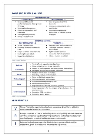 Business Strategy Assignment 2 (Project Report of Henkel) | PDF