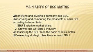 BCG Matrix | PPT