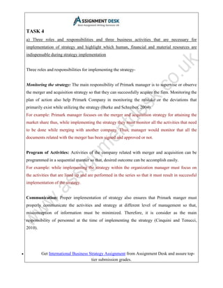 Primark Business Strategy Analysis - Assignment Desk | PDF