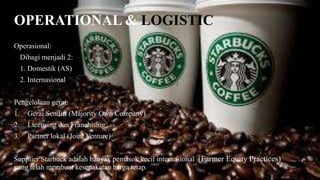 Business strategy of starbucks coffee | PPTX