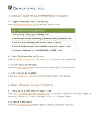 Business Strategy Plan | DOC