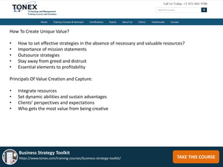 Business Strategy Toolkit | PPT