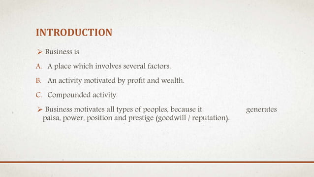 Business Structure Part 1 | PPT