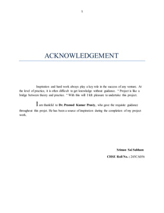 Project report on Consumer Awareness on recent changes in Packaging | DOCX