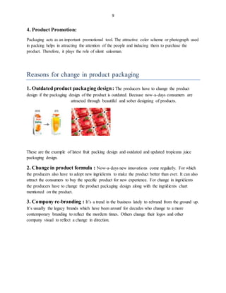 Project report on Consumer Awareness on recent changes in Packaging | PDF