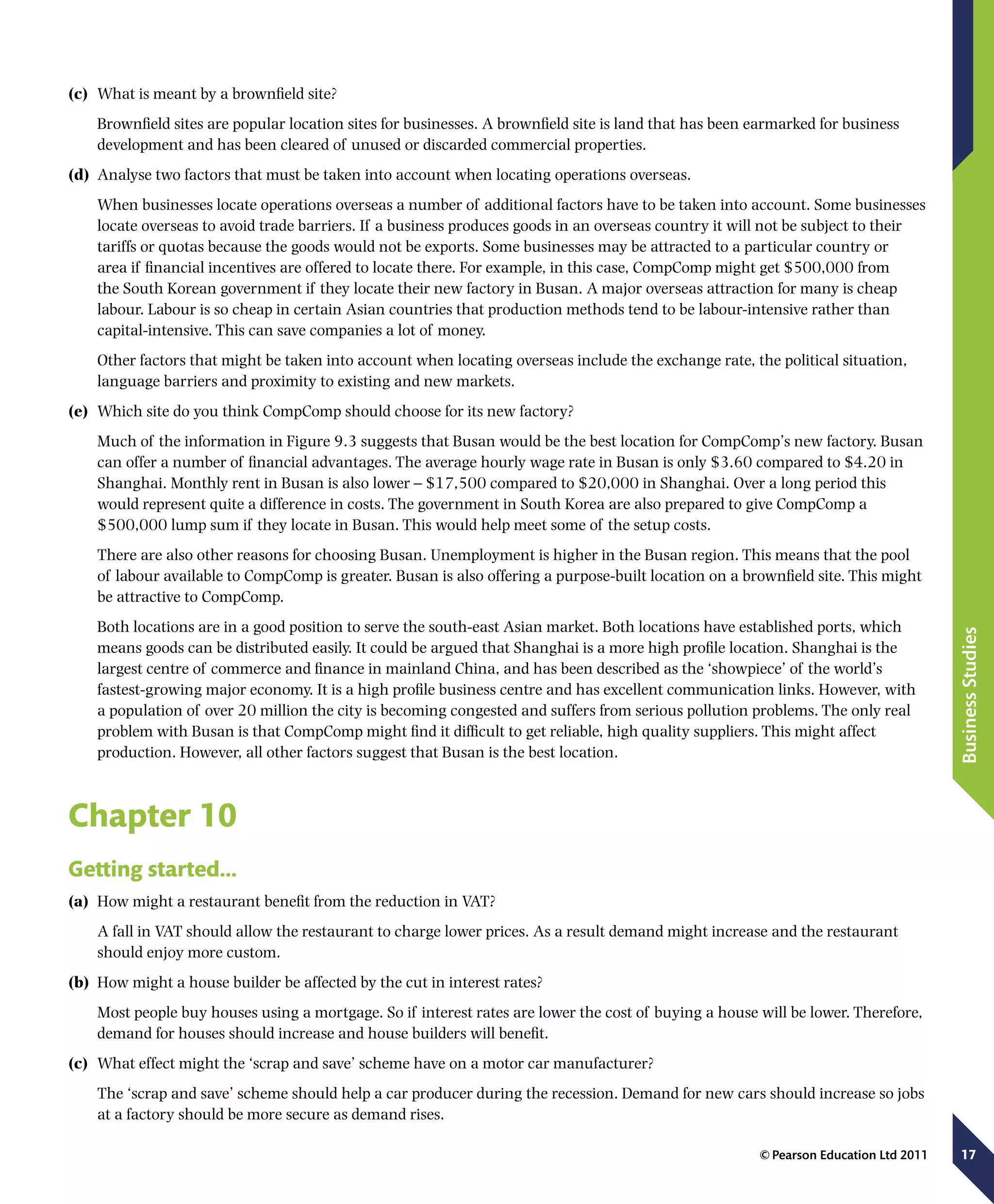 Business studies Textbook answers | PDF