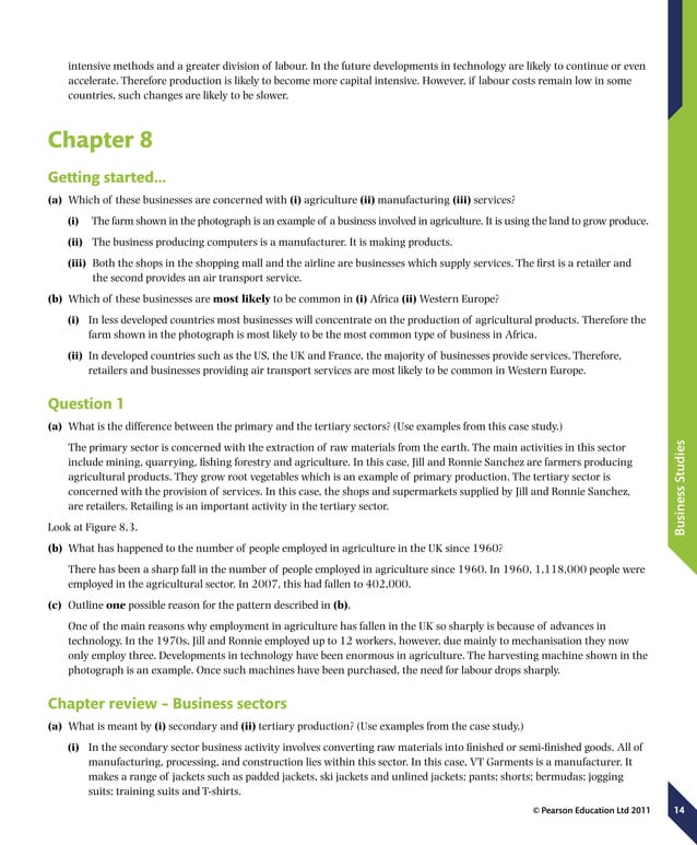 Business studies Textbook answers | PDF