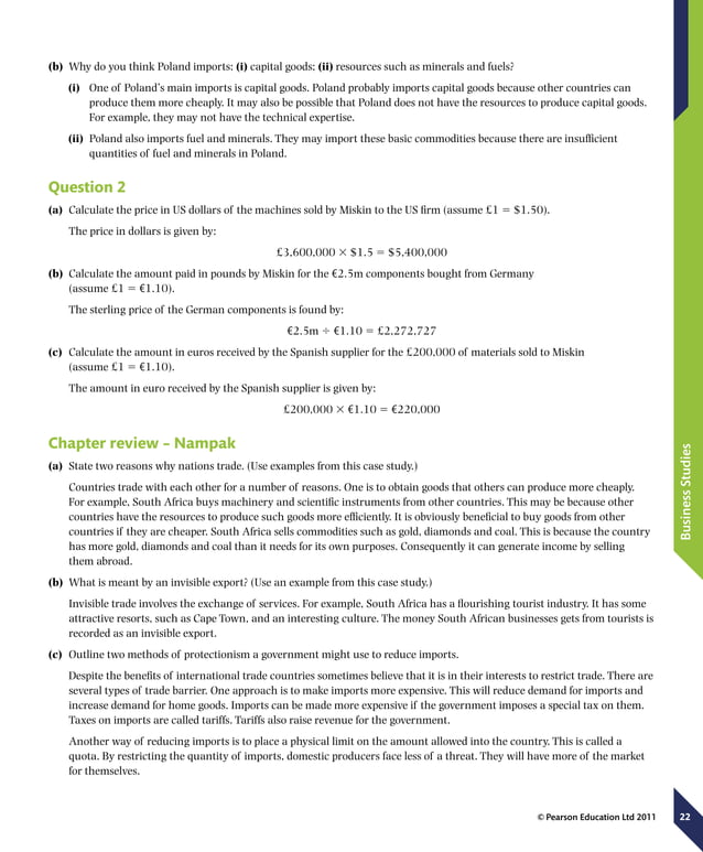 Business studies Textbook answers | PDF