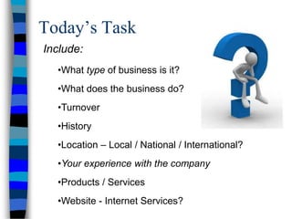 Business Studies - Introduction | PPTX