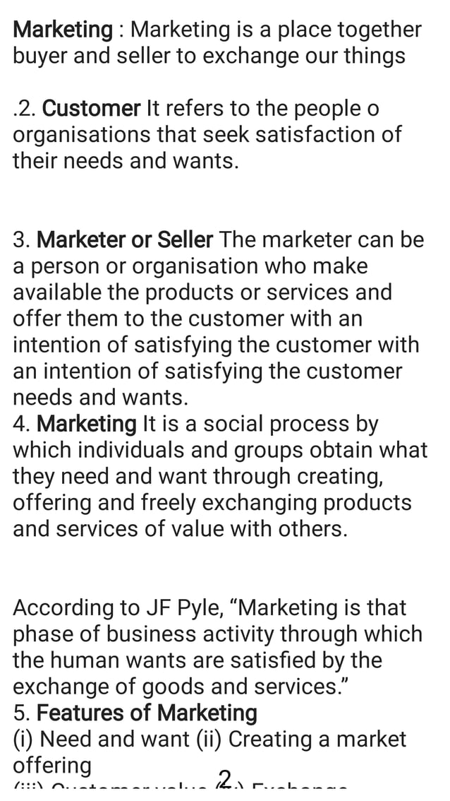 Business studies chapter 11 marketing class 12(1)(1) | PDF
