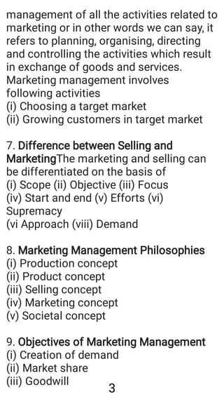 Business studies chapter 11 marketing class 12(1)(1) | PDF