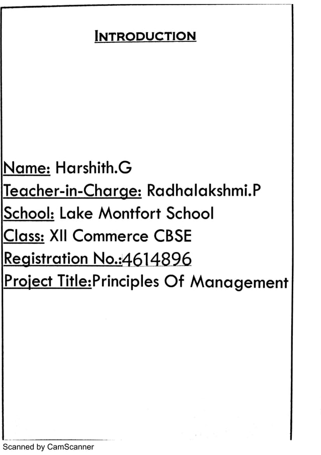 Business studies Class 12 Project | PDF | Business Administration ...